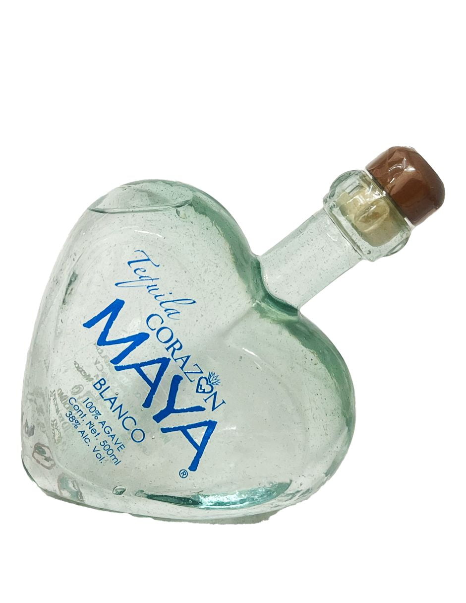 Tequila Corazón Maya Blanco 500 ml Con Base De Agave Corazón Maya ...