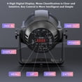 12 Pack 4-in-1 RGBW LED Par Stage Lights | DMX512/Sound-Activated, Infinite Color Mixing ...