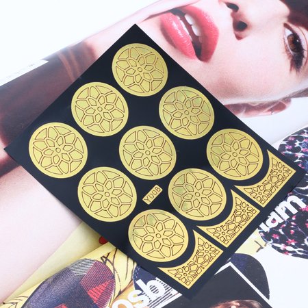 Girls Paste False Nail Art Tips Full Fake French Manicure Fingernails ...