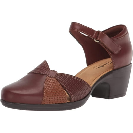 Clarks Emily Rae Pump, Dark Tan Combi, 11 Medium | Walmart Canada