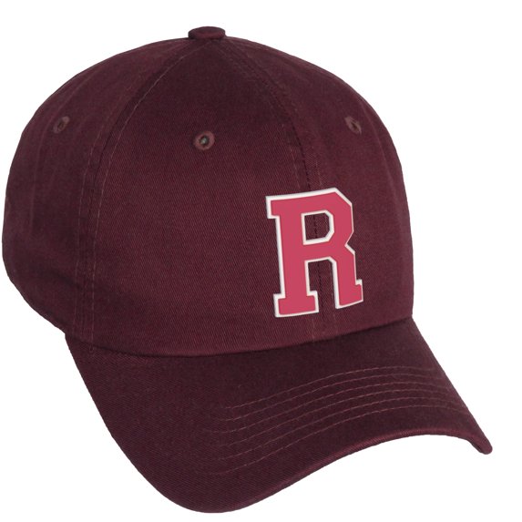 Daxton Classic 3D Varsity White Rose Initial Letters Baseball Dad Hat ...