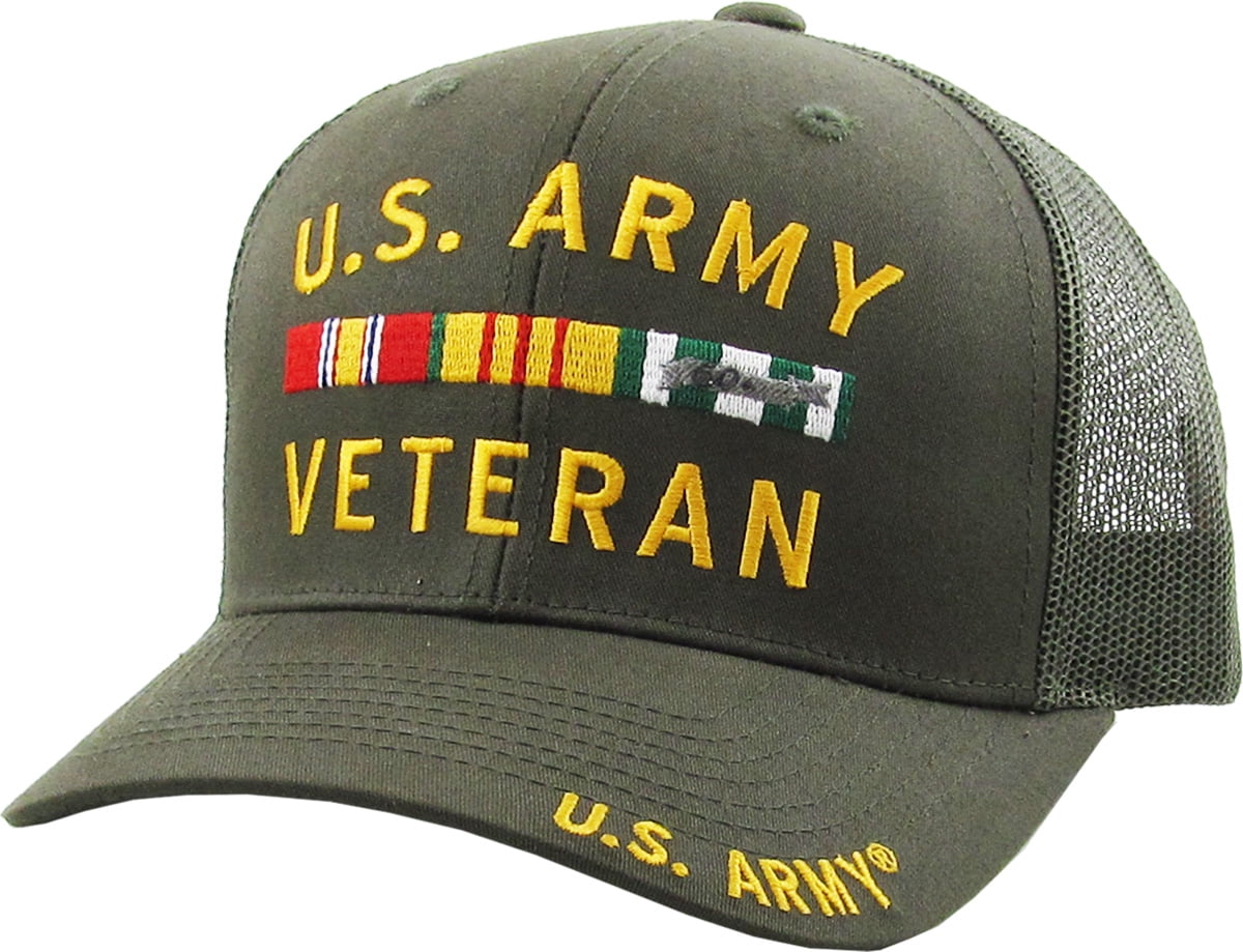 US ARMY VETERAN Mesh Back Snapback Closure - Walmart.com