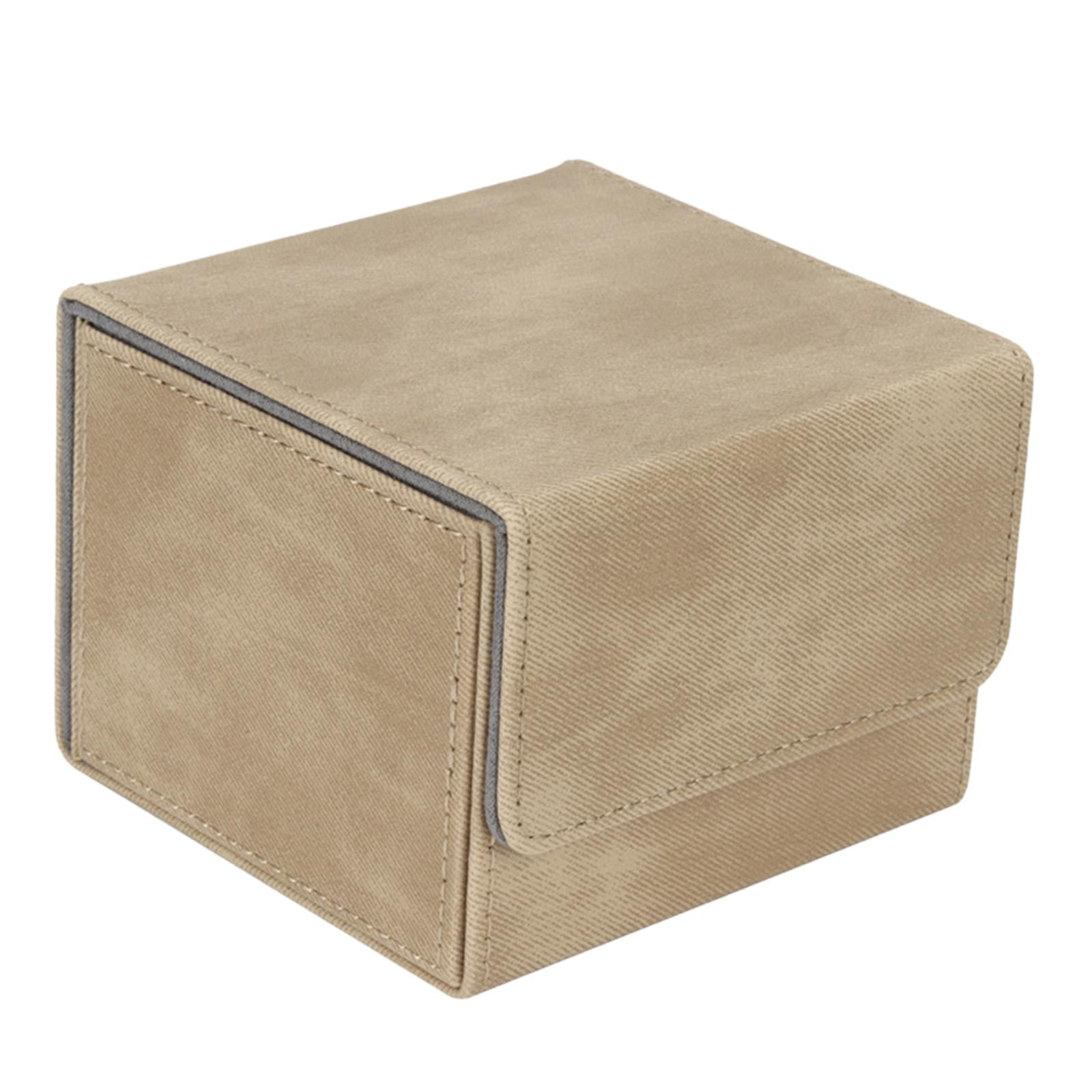 Leather Deck Case, with Card Protecr Container Hold 140+ Cards ...