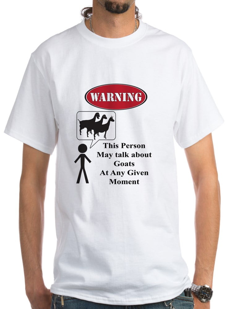 CafePress - CafePress - Funny Goat Warning T-Shirt - Men's Classic T ...