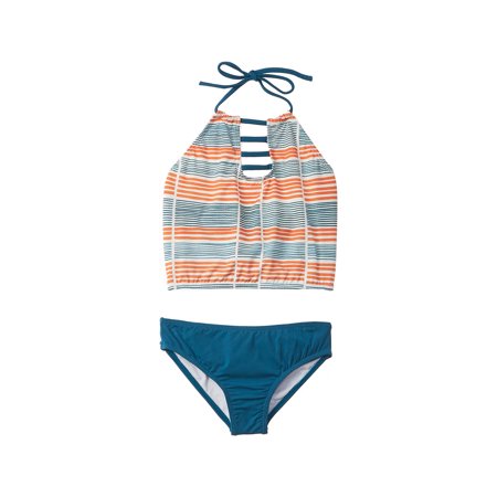 Azul Swimwear Running Lines Tankini Orange, 6 | Walmart Canada