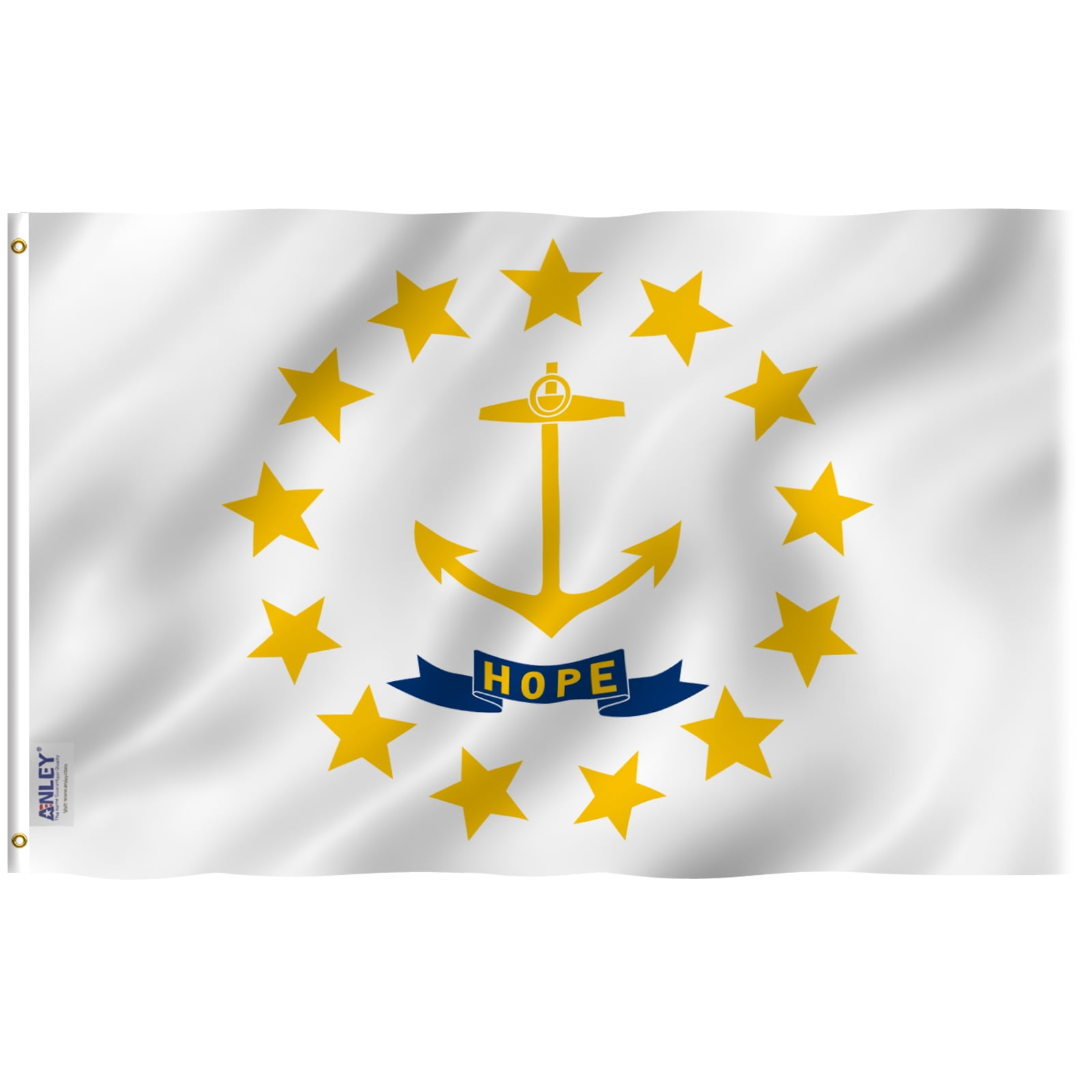 ANLEY 3x5 Foot Rhode Island State Flag - Rhode Island RI Flags ...