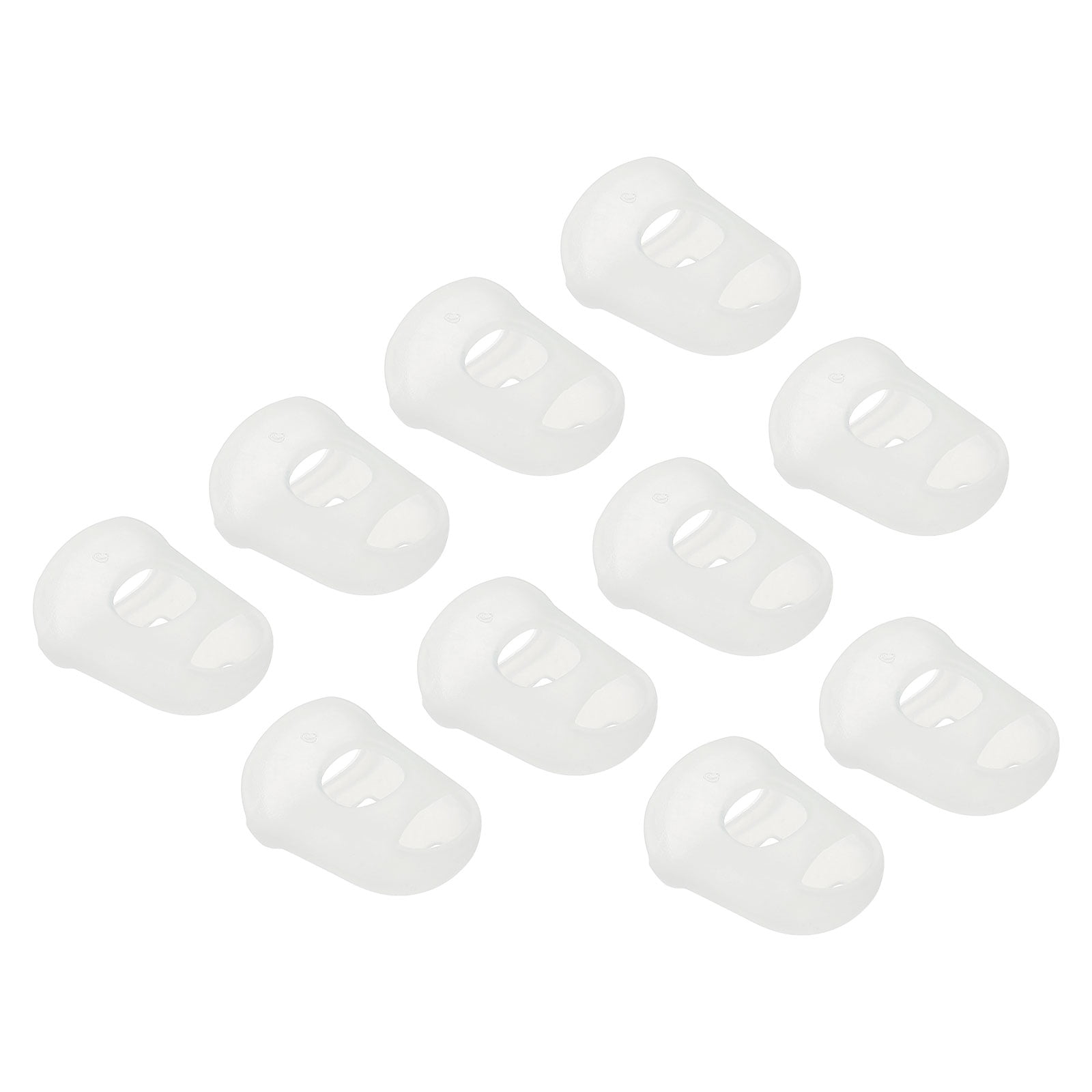 Uxcell Finger Tips Anti Slip Fingertip Protector, 10 Pack Silicone ...