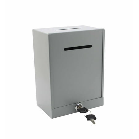 Classic Metal Box,Donation Box,Secure Collection Box,Ballot Box,Ticket ...