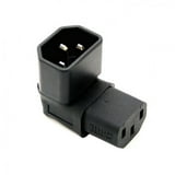 Chenyang CY IEC Male C14 to Up Direction Right Angled 90 Degree IEC Female C13 Power Extension ...
