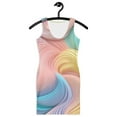 Casey, Abstract Poly-Span Dress, Ladies Abstract Dress, Abstract Dress ...