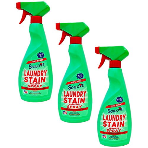 Soilove Laundry Stain Remover Spray for Clothes ~ 3 Pack, 22 Oz Soilove ...