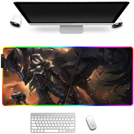 Overlord Anime Gaming RGB Large Glowing LED Computer Keyboard Mat for ...