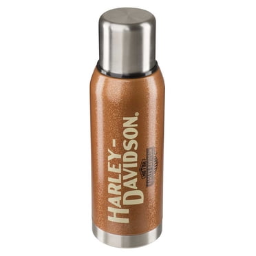 Harley-Davidson Embossed H-D Flask, Matte Black Stainless Steel - 8 oz ...