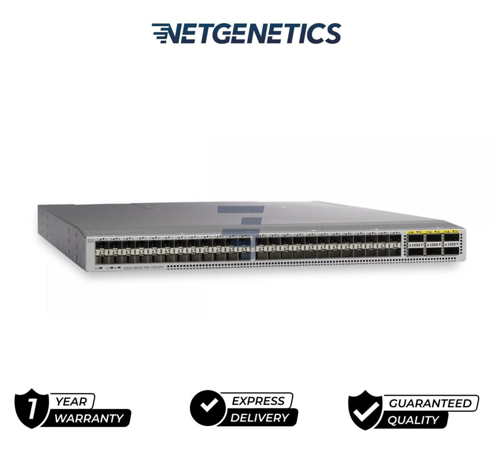 Cisco N9K-C9372PX Nexus 9300 10G SFP+ 40G QSFP+ Switch w Dual AC Power ...