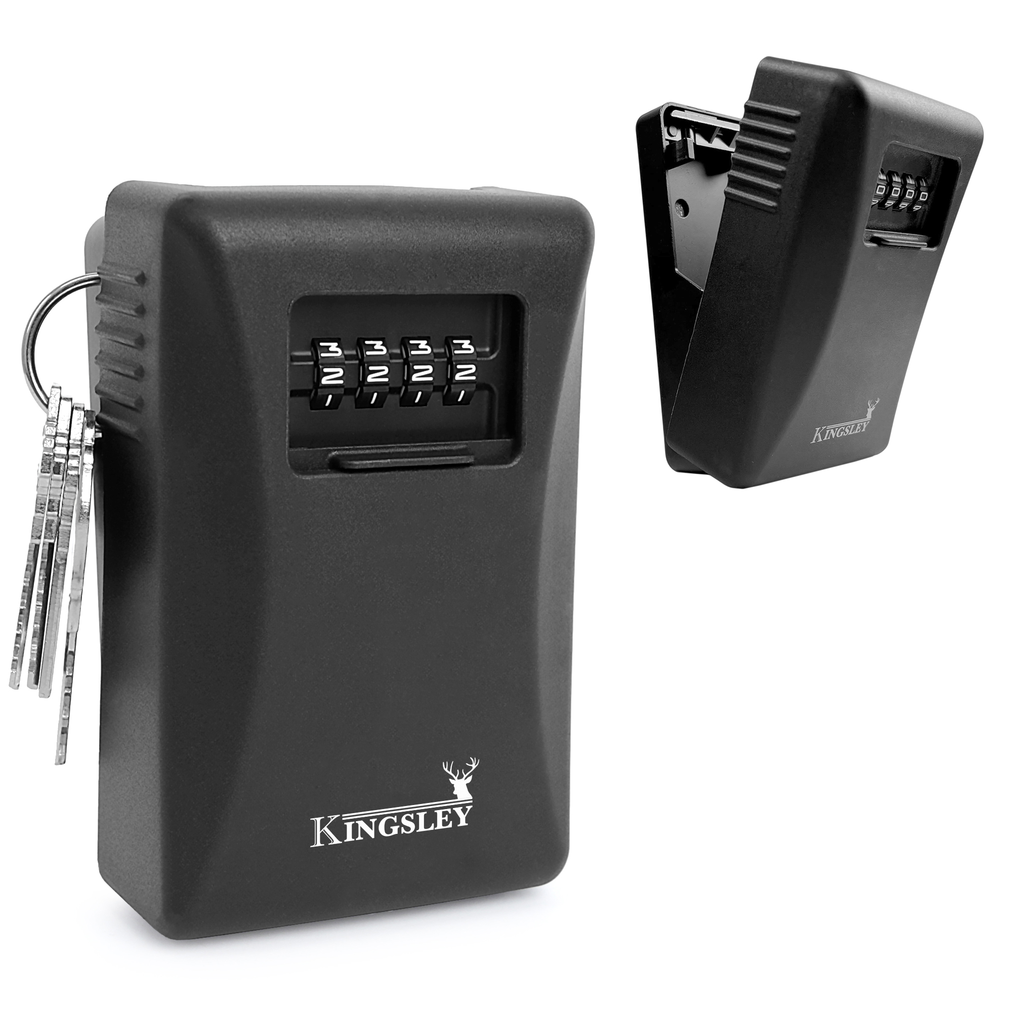 Kingsley Key Lock Box Guard a Key Secure Weatherproof Key Box Wall Kingsley Key Lock Box Guard a Key Secure Weatherproof Key Box Wall