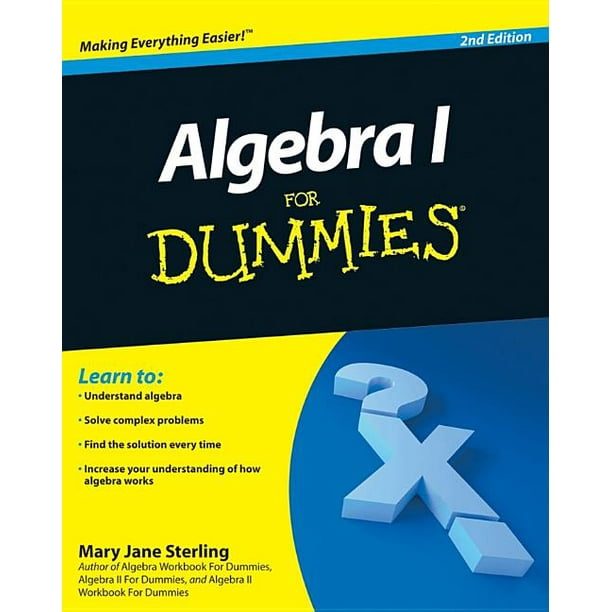 Algebra I for Dummies - Walmart.com