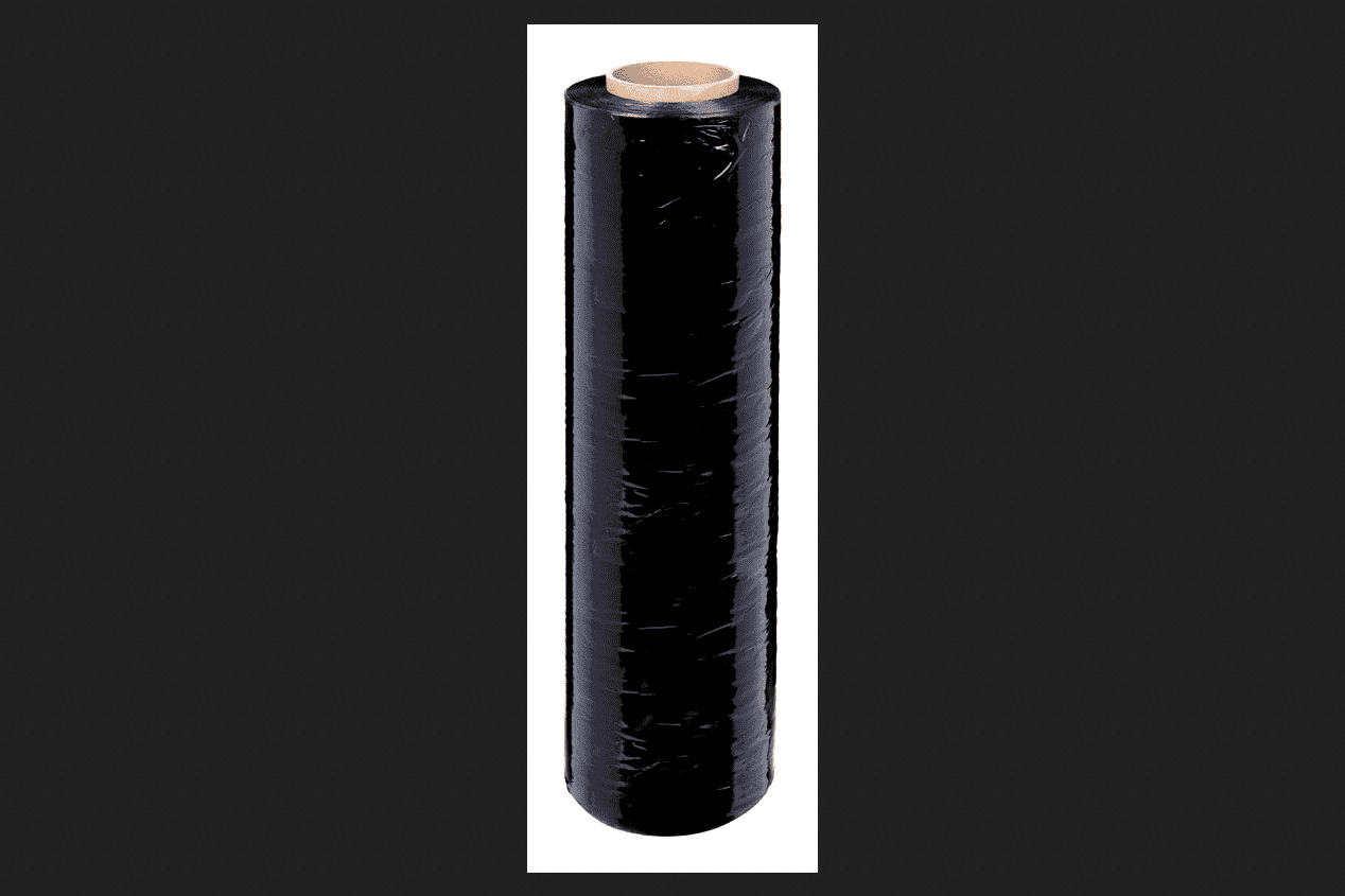Inteplast Stretch Film 18 in. x 1500 ft. Black - Walmart.com