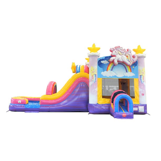 TentandTable Mega Inflatable Water Slide Bounce House Combo with Blower ...