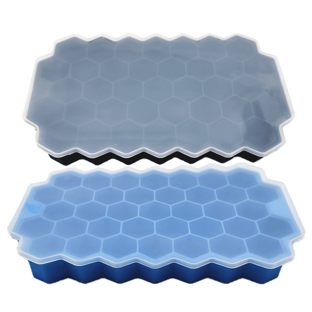 Ice Tray, Ice Tray for Making Hexagonal Ice, Includes 2 Trays - Walmart.com