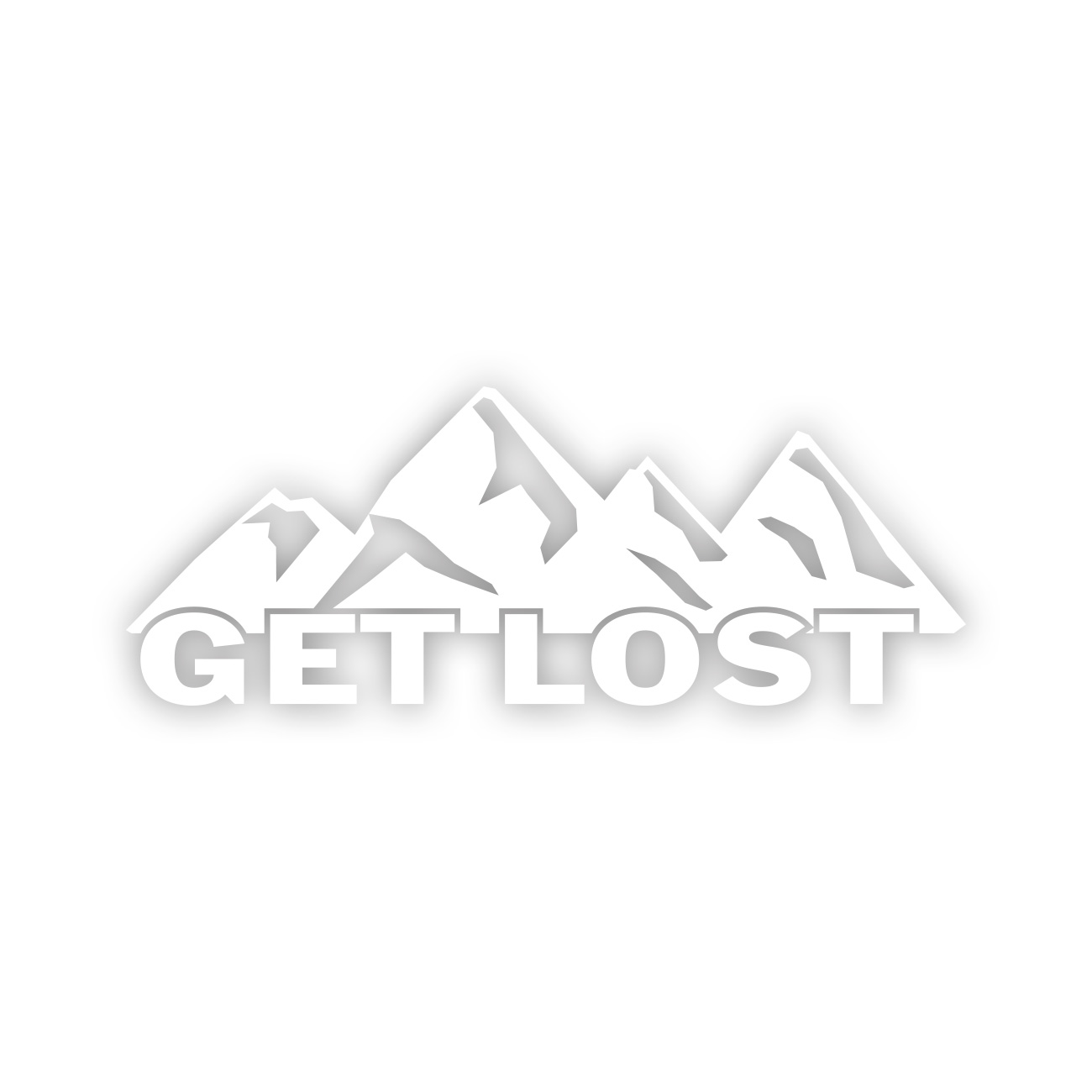 Get Lost Sticker Decal Die Cut - Self Adhesive Vinyl - Weatherproof ...