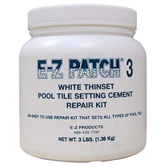 E-Z Patch EZP132 3 lbs White Thinset Pool Cement - Walmart.com