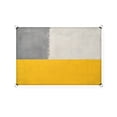 Abstract Gray Yellow Sun Shade Sail 8'X10' Modern Geometric UV Block ...