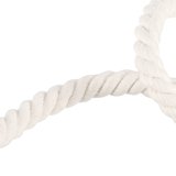 ZEONHAK 98 Feet x 3/4 Inch White Cotton Rope, Twisted Cotton Rope ...