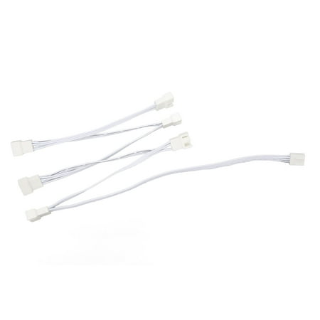 PC Fan Adapter Cable, 1 To 6 PWM Fan Splitter Cable 4 Pin For Temp ...
