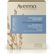 Aveeno Soothing Bath Treatment with Colloidal Oatmeal, Anti-Itch Relief ...