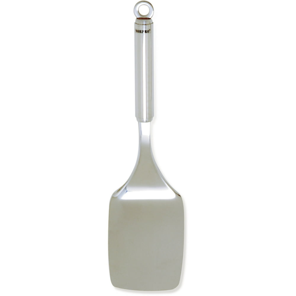 Norpro Krona Stainless Steel Solid Turner Spatula, 12 Inch - Walmart ...