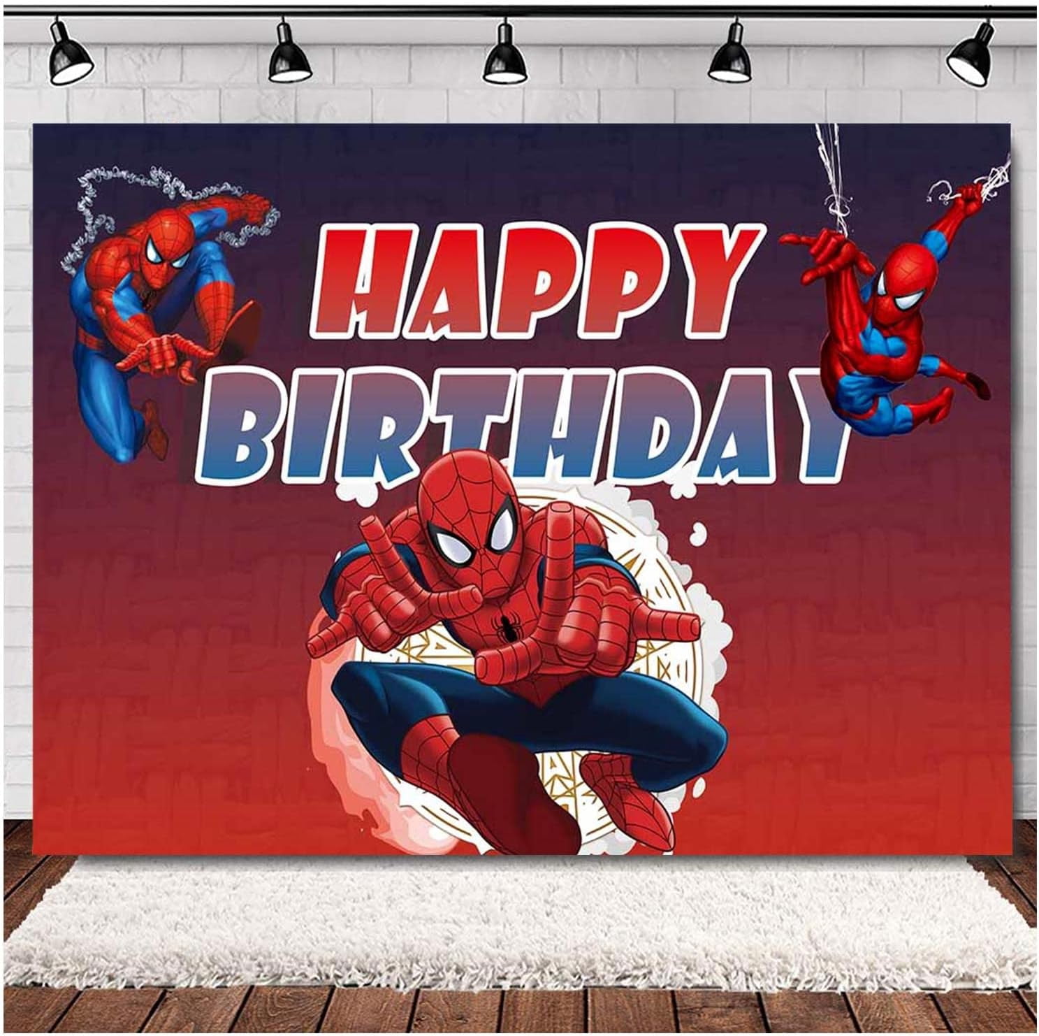 Superhero Spiderman Photography Backdrop 7x5ft Superhero Super City ...