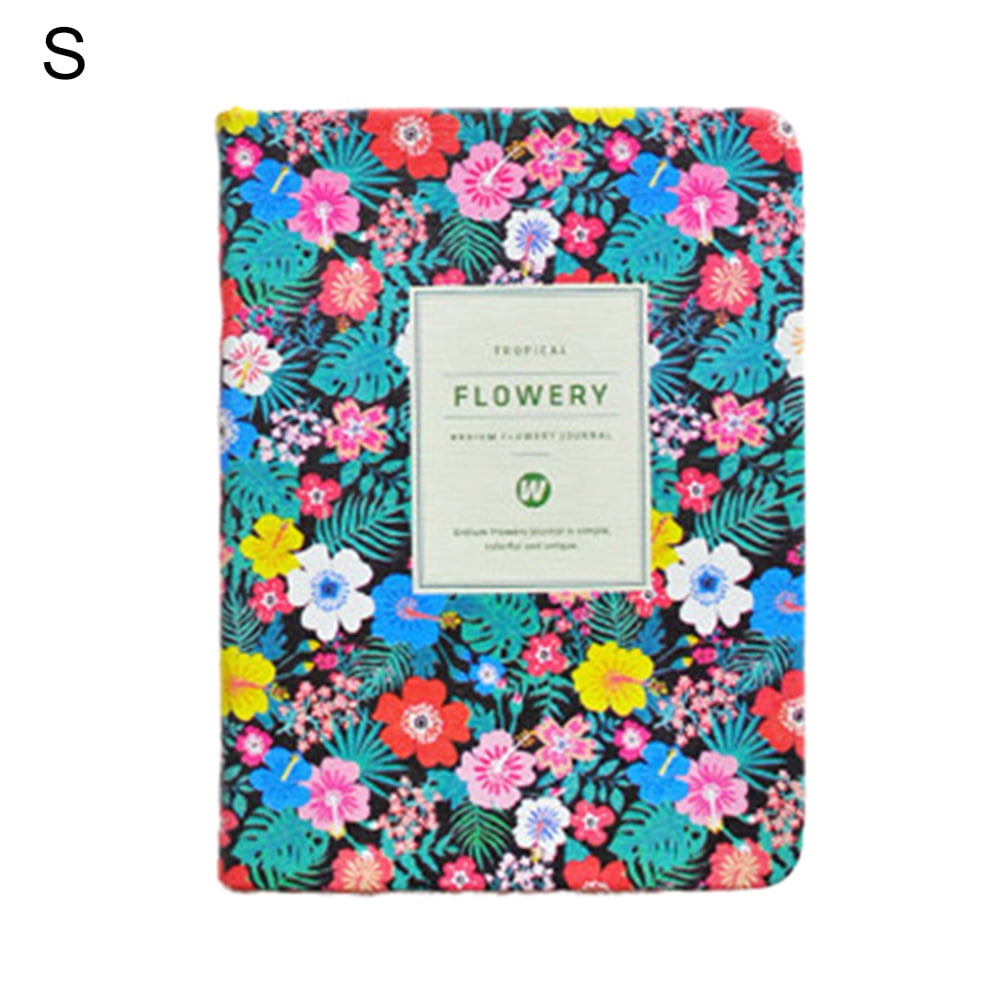 Hesroicy Floral Flower Schedule Notebook - Weekly Planner for School ...