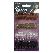 Goody Medium Claw Hair Clips Assorted Neutral Colors 4 Ct - Walmart.com