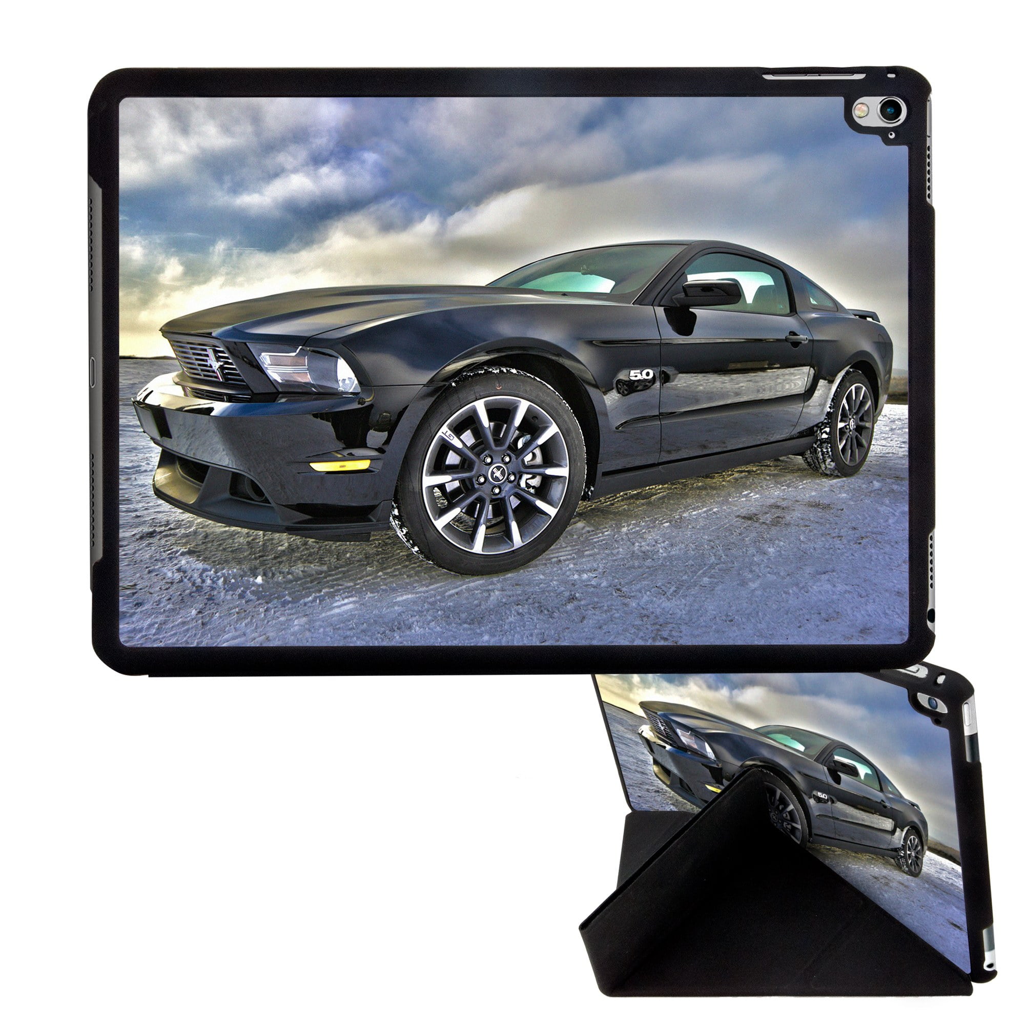 Image Of New Black Ford Mustang Apple iPad Pro 9.7 Inch Smart Cover ...