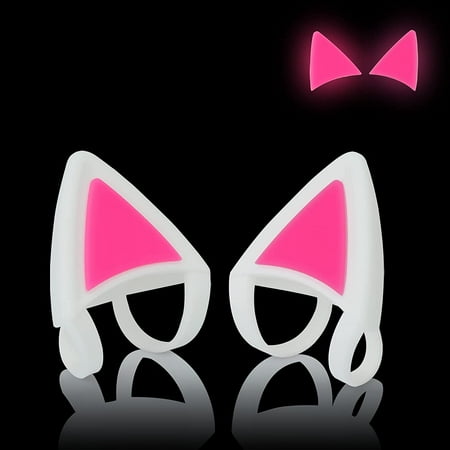 Cat Ears for Headset, Kitty Ear Replacement for Bose/Sony, White ...