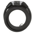 WordLock 8mm x 4ft Braided Steel Cable Bike Lock Black with Combination ...
