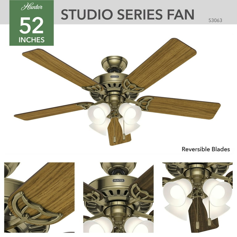 Hunter Fans Studio Series 4light 52