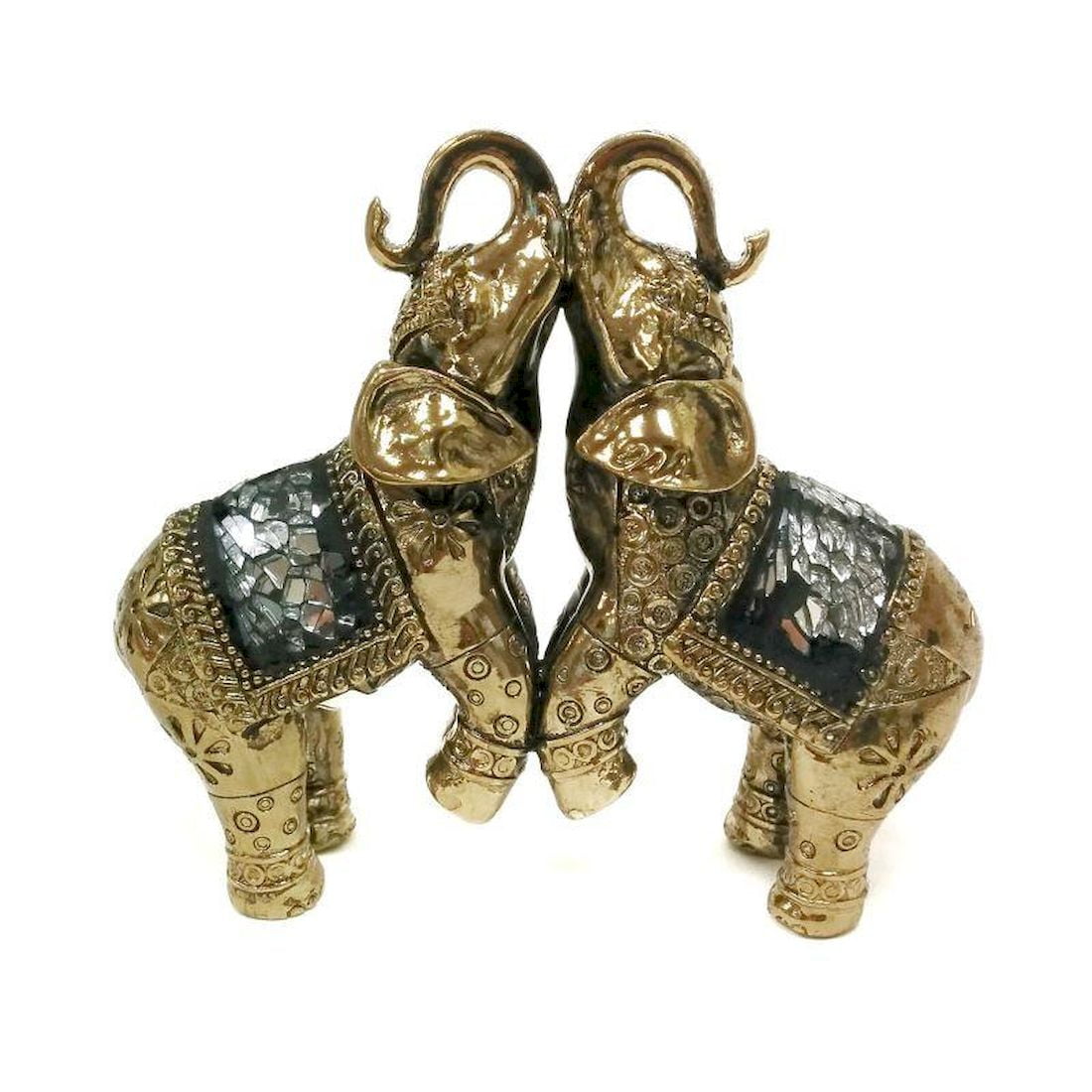 Double Elephants Figurine - Walmart.com