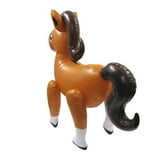 Large 48" Inflatable Pony Swimming Pool Float Water Blow Up Swim Toy ...