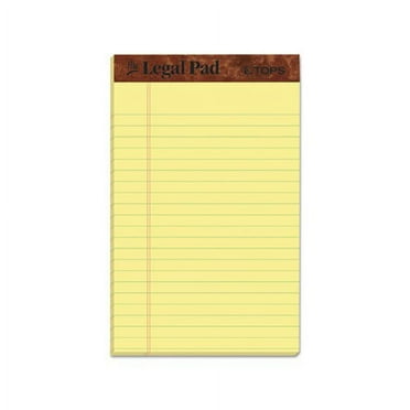 "TOPS Docket Gold Lined Small Notepad, Office Supplies, 5"" x 8"", Jr ...