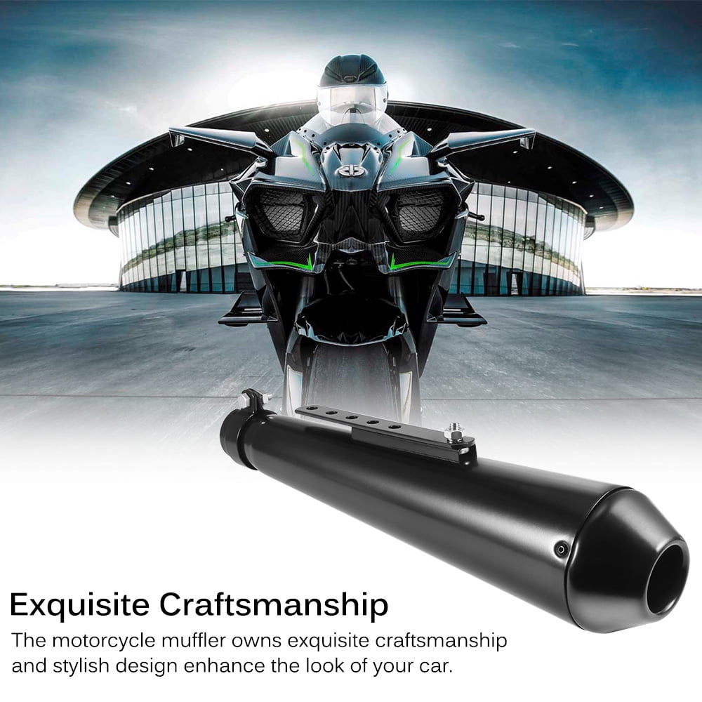 Motorcycle Muffler Cutaway