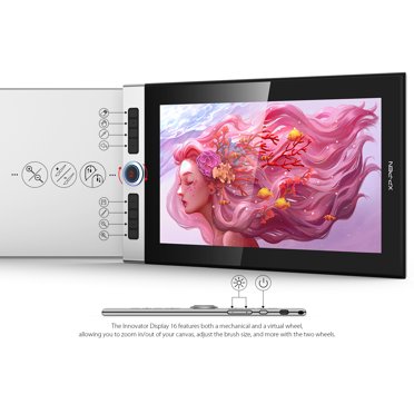 Monoprice 10 x 6.25-inch Graphic Drawing Tablet (4000 LPI, 200 RPS ...