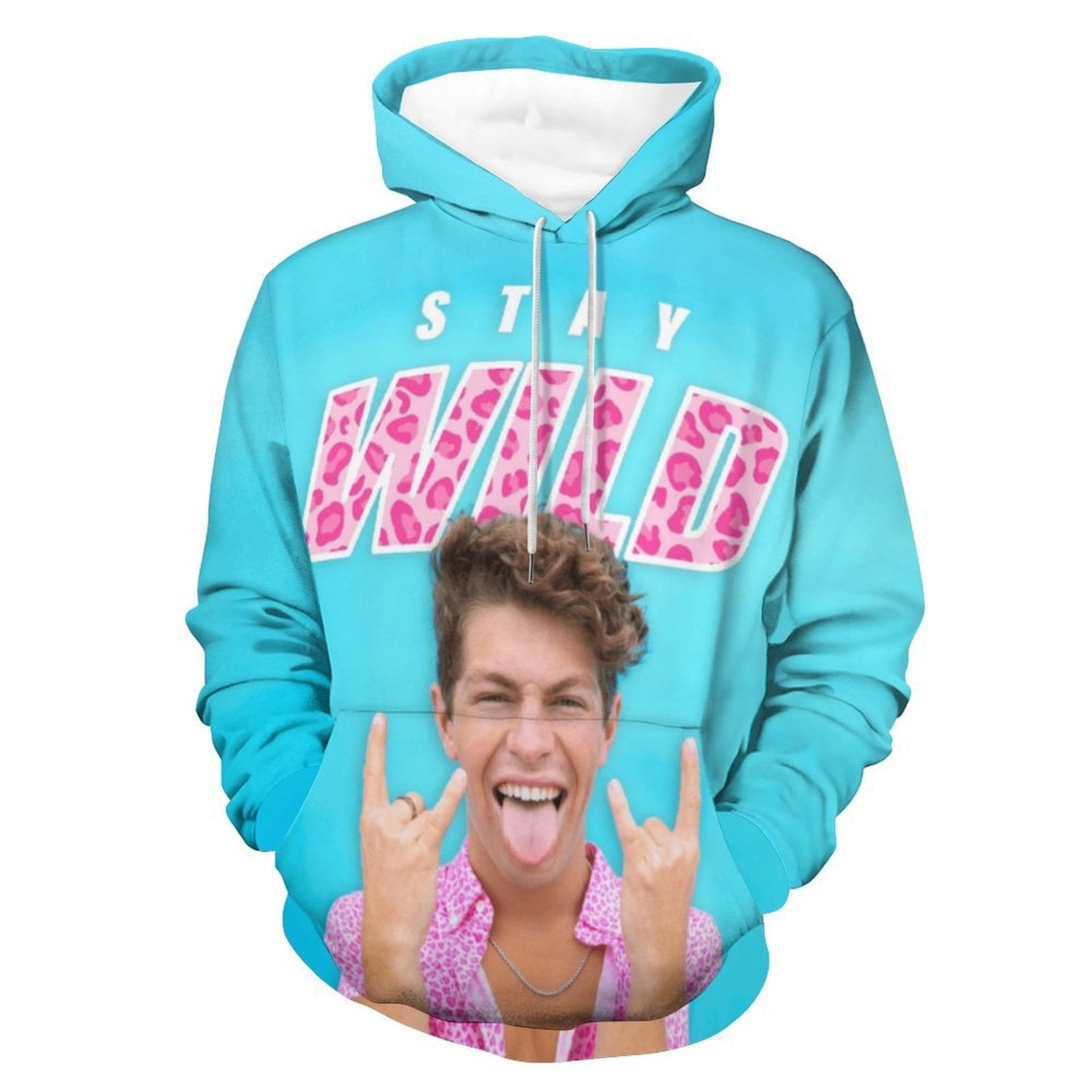 Click here for Fengzan Ben Azelart Stay Wild Hoodie Unisex 3d Nov... prices