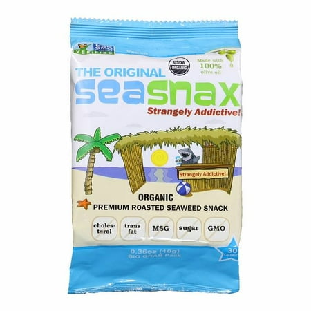 Sea Snax - Premium Roasted Seaweed Snacks | Various Flavours, 10g ...