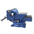 EPOTOOR 5" BENCH VISE WITH ANVIL SWIVEL LOCKING BASE TABLE TOP CLAMP ...