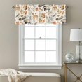 Autumn Theme Valances for Windows Rustic Squirrel Rabbit Deer Badger ...