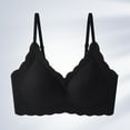 Ladies New Bubble Lace Latex No Ring Breast Collecting Bra Side ...