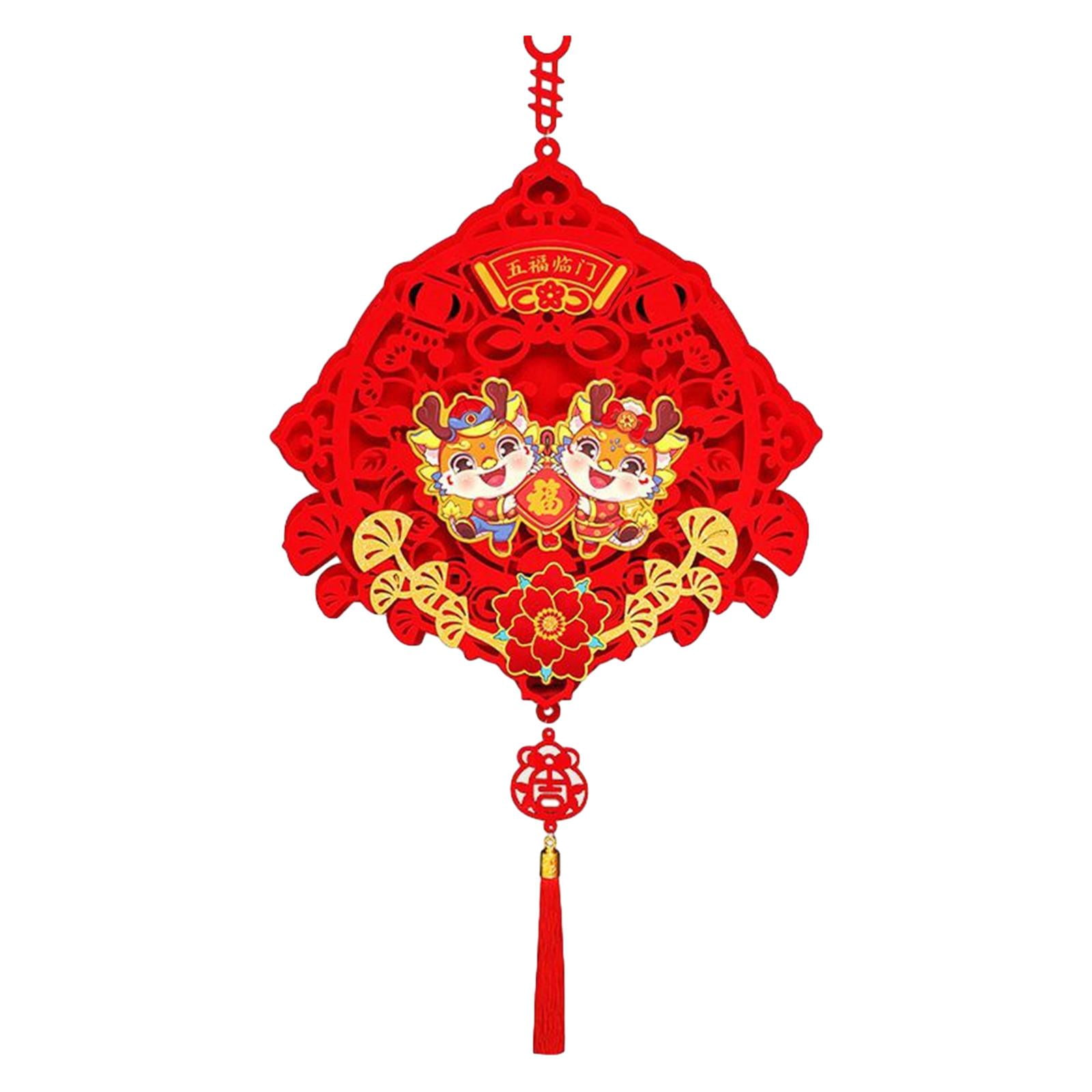 Decoración De Año Nuevo Chino 2024 Sunnimix Letrero De Puerta De Dragón ...