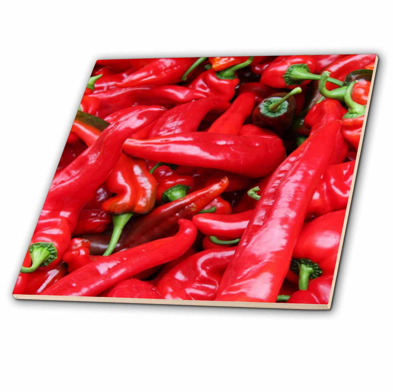 3dRose Red Hot Peppers - chili, chili pepper, chilli, chilli peppers ...