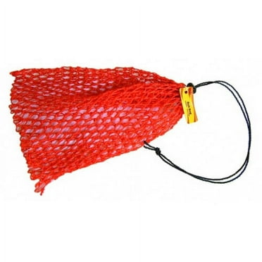 Beau Mac Orange Mesh Bait Bag with Snap - Walmart.com